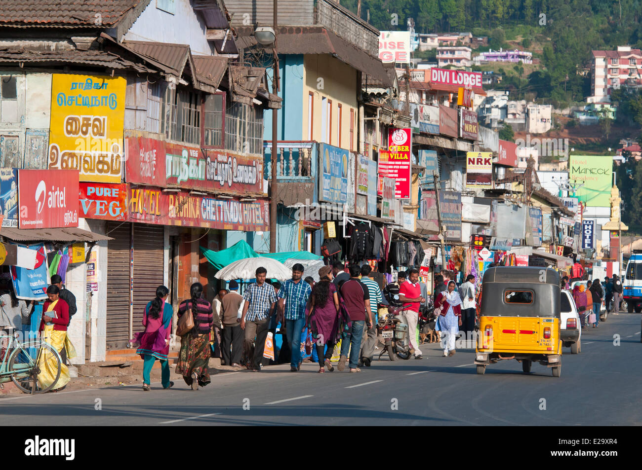India, Tamil Nadu State, Ooty, a hill station in the Nilgiri Hills ...