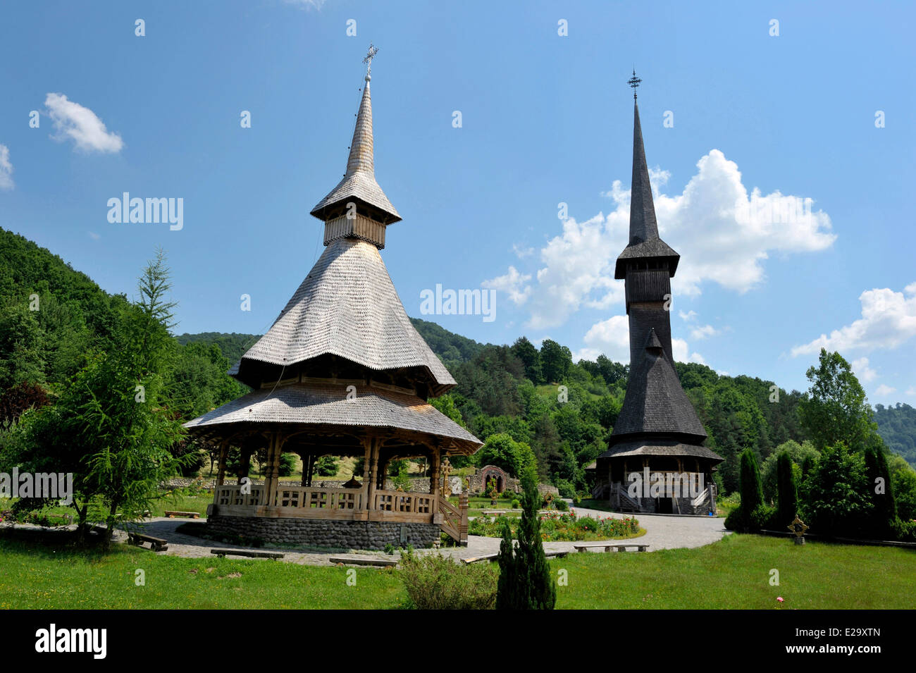 Barsana monastery maramures region hi-res stock photography and images ...