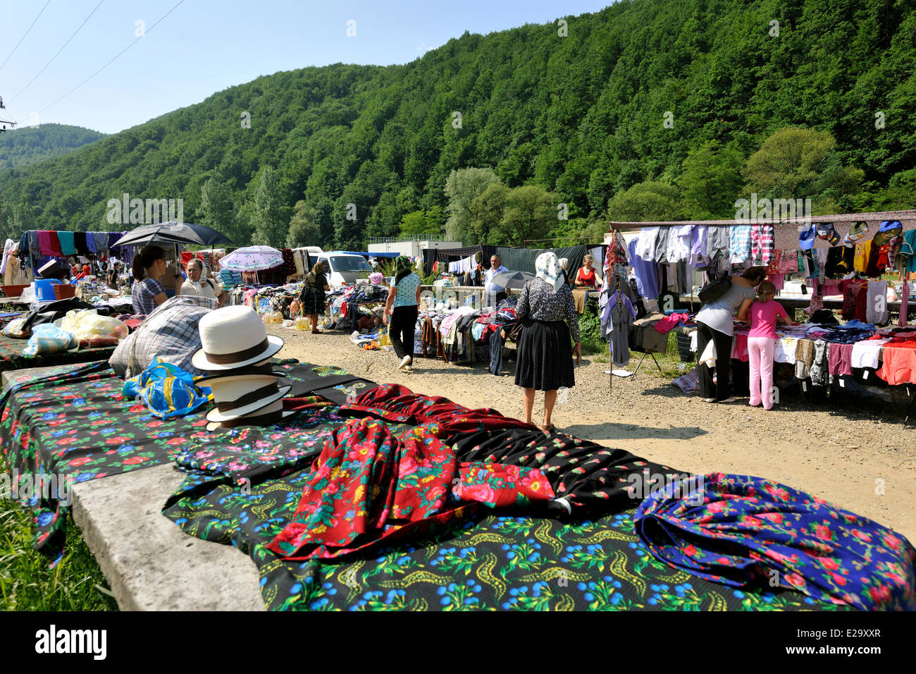 Romania, Carpathian Mountains, Maramures region, Iza valley, Stramtura ...