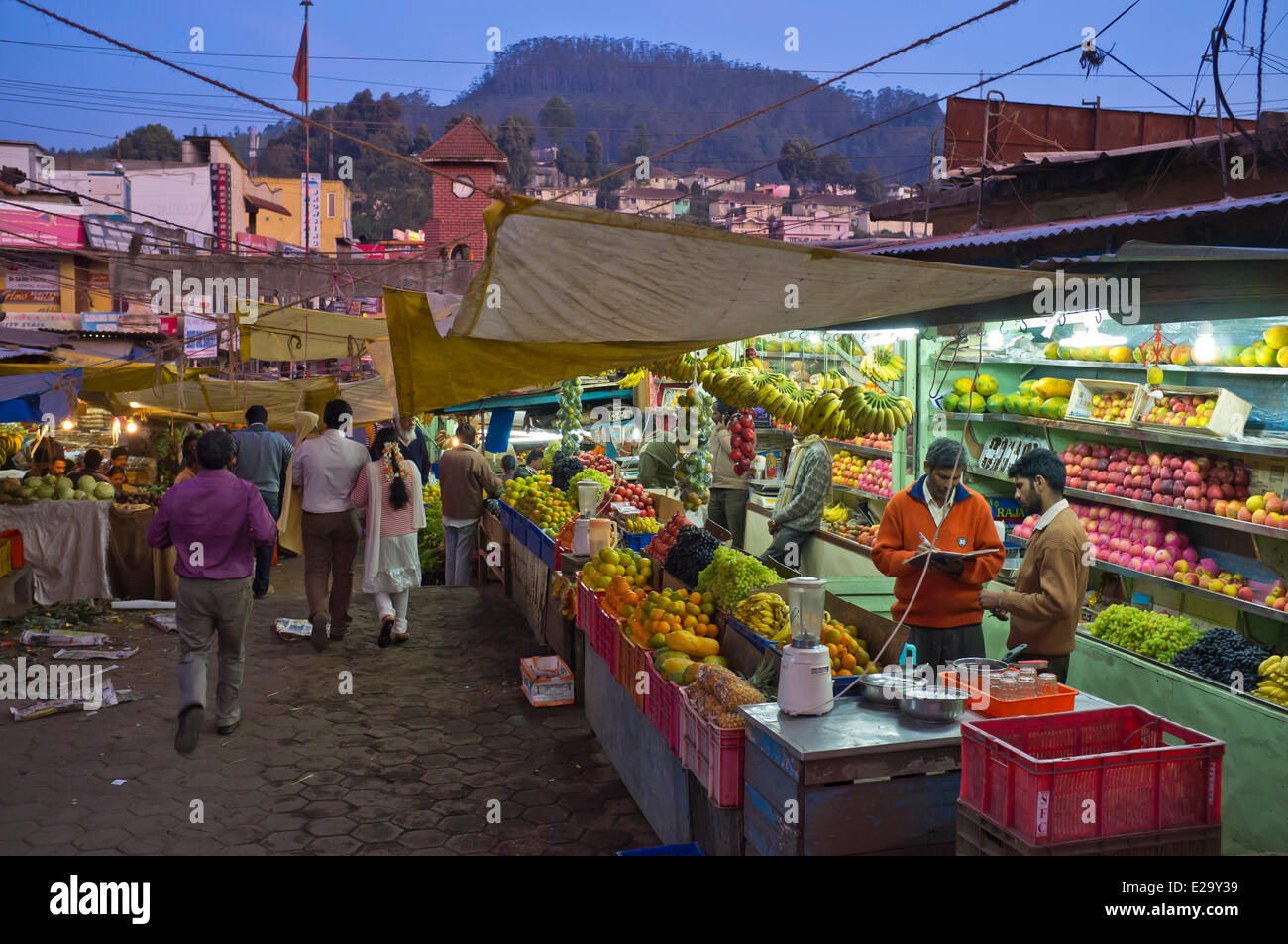 India, Tamil Nadu State, Ooty, a hill station in the Nilgiri Hills ...