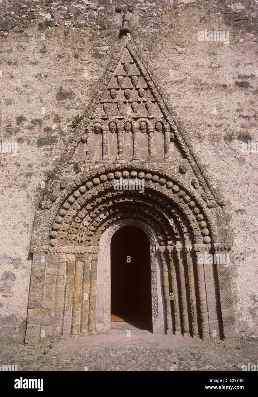 Ireland, County Galway, Clonfert cathedral (12th C Stock Photo - Alamy