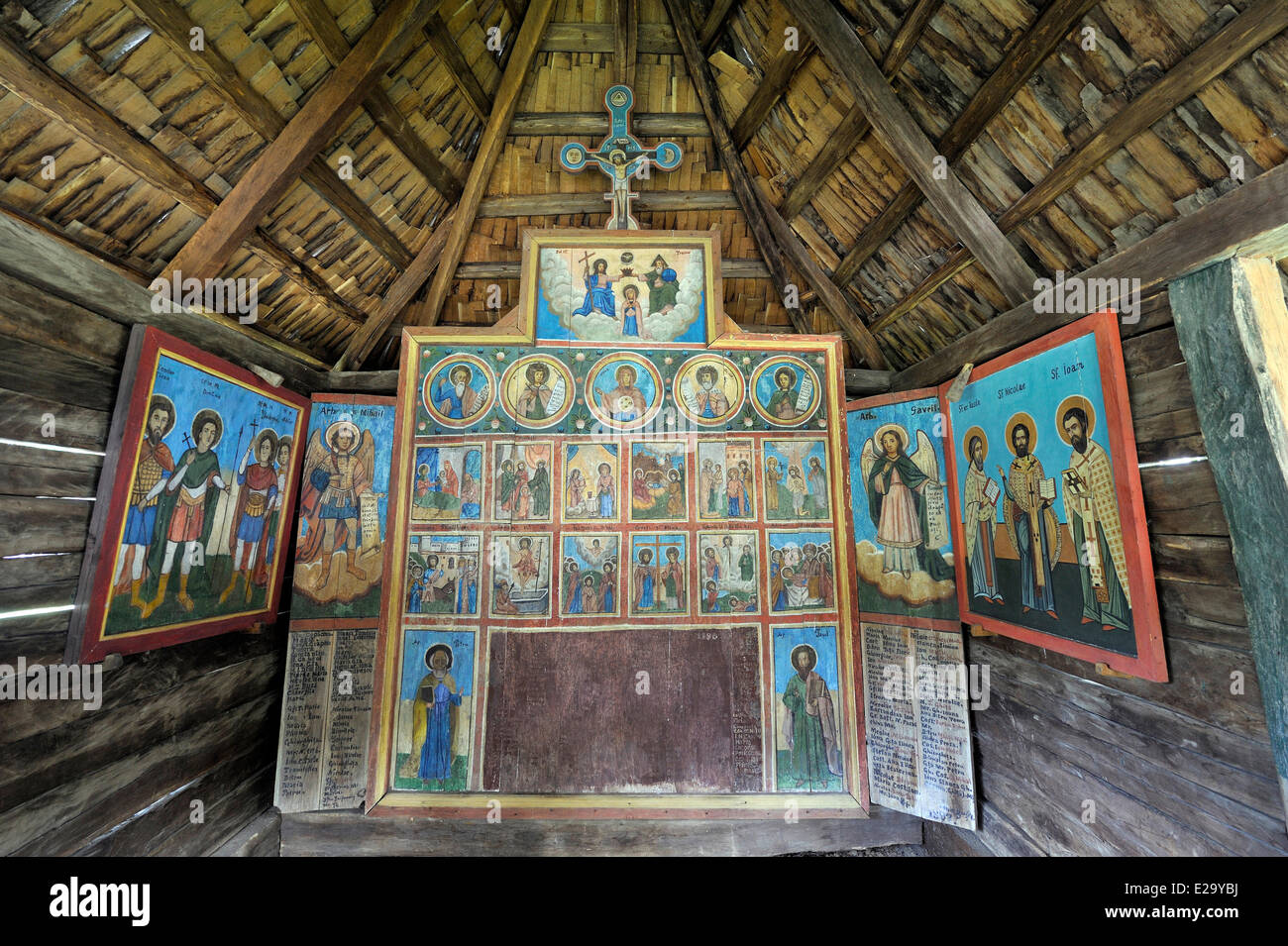 Romania, Transylvania, Carpathian Mountains, Sibiu, Muzeul Astra ...