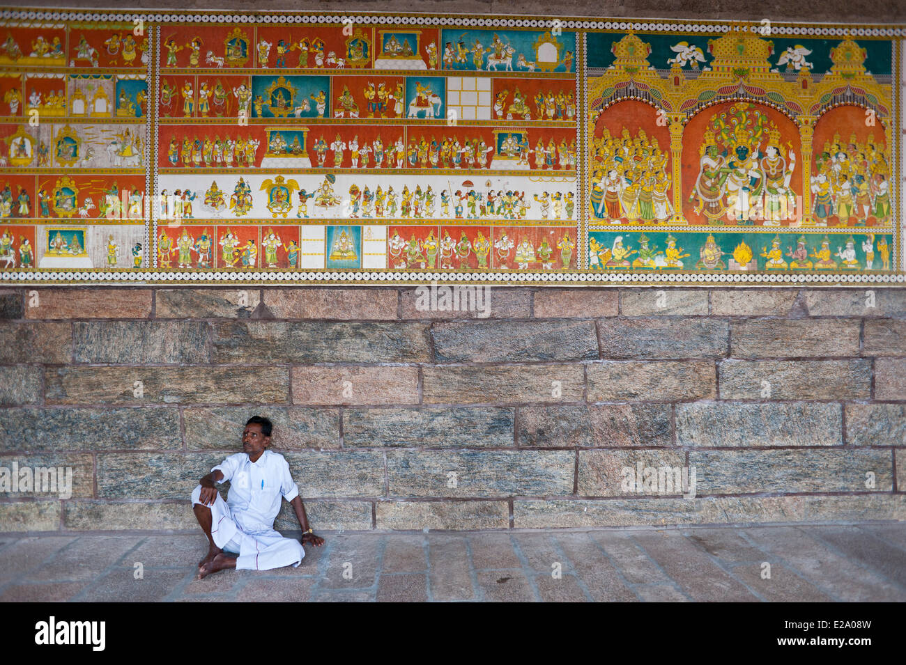 India, Tamil Nadu state, Madurai, Sri Meenakshi temple is a masterpiece ...
