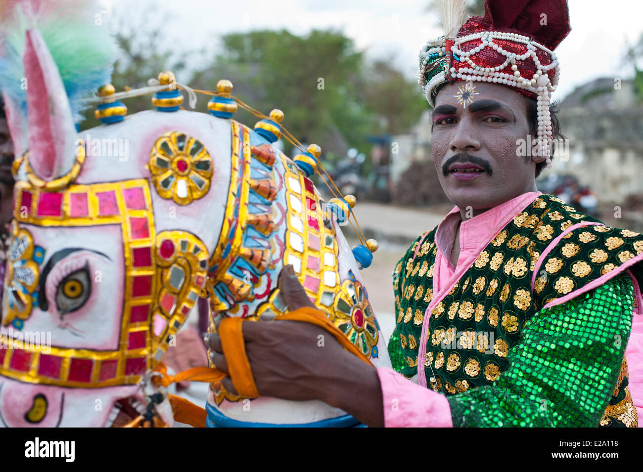 India, Tamil Nadu state, Tranquebar (Tharangambadi), danish colony from ...