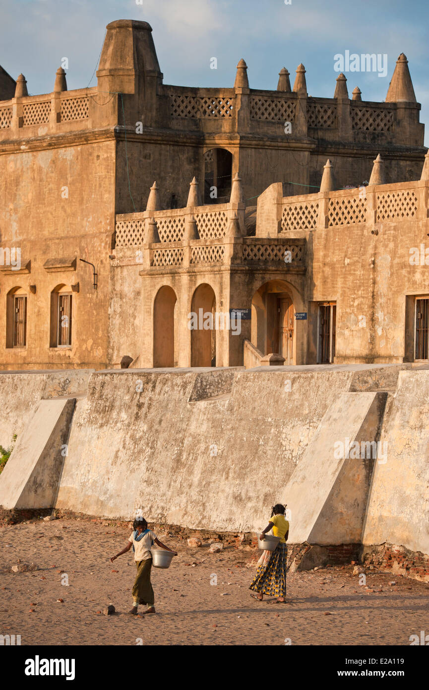 India, Tamil Nadu state, Tranquebar (Tharangambadi), danish colony from ...