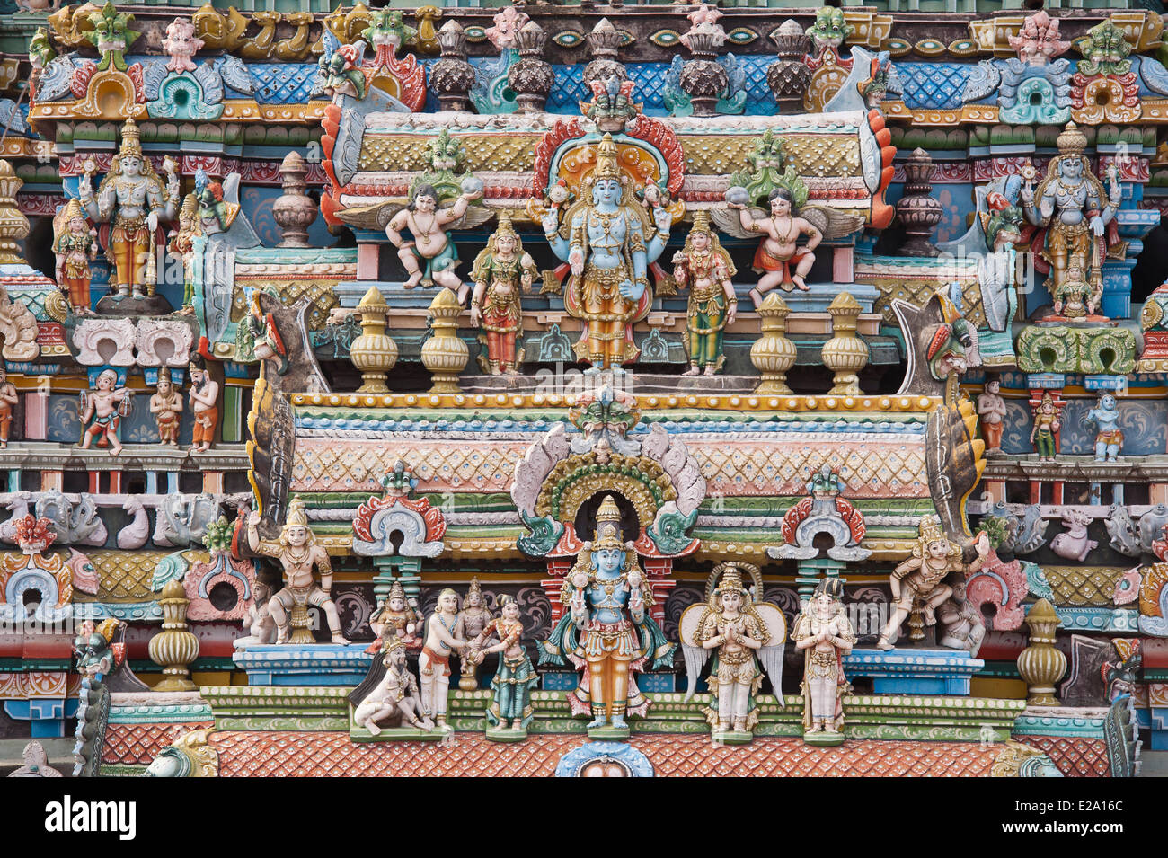 India, Tamil Nadu state, Tiruchirappalli (Trichy), the Sri ...