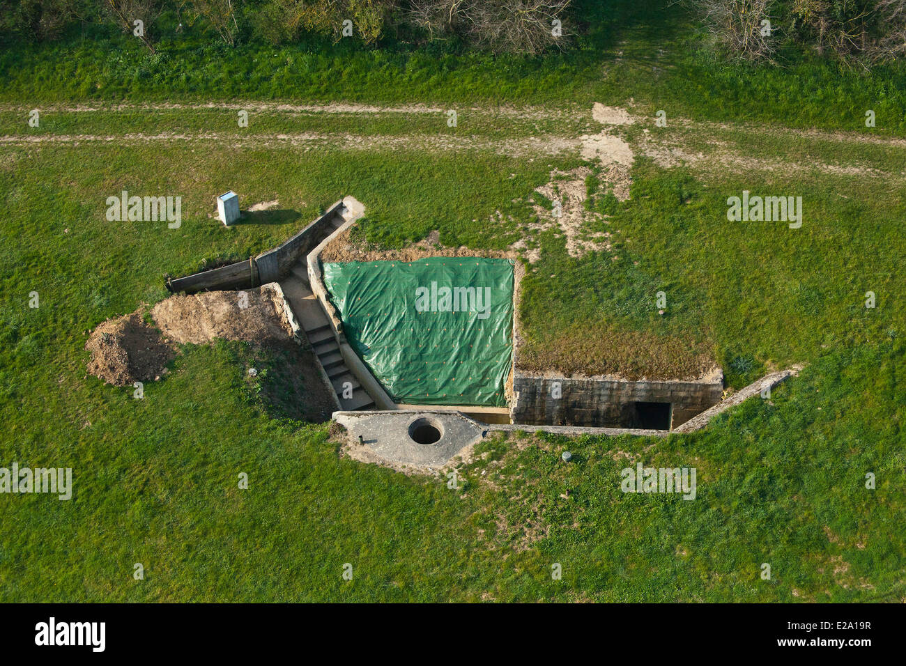 France, Calvados, Colleville Montgomery, Hillman fortified site, the ...