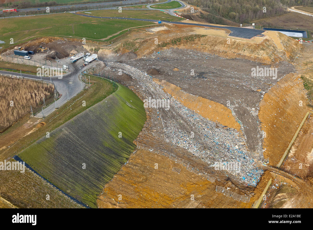 France, Calvados, Cauvicourt, Aucrais career, Centre of Landfill Class ...