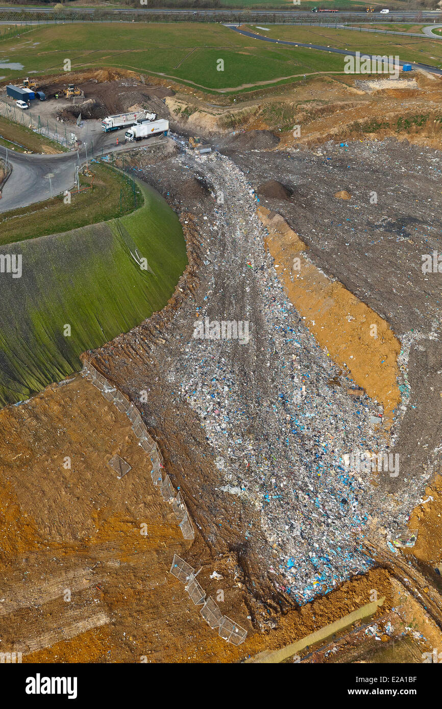 France, Calvados, Cauvicourt, Aucrais career, Centre of Landfill Class ...
