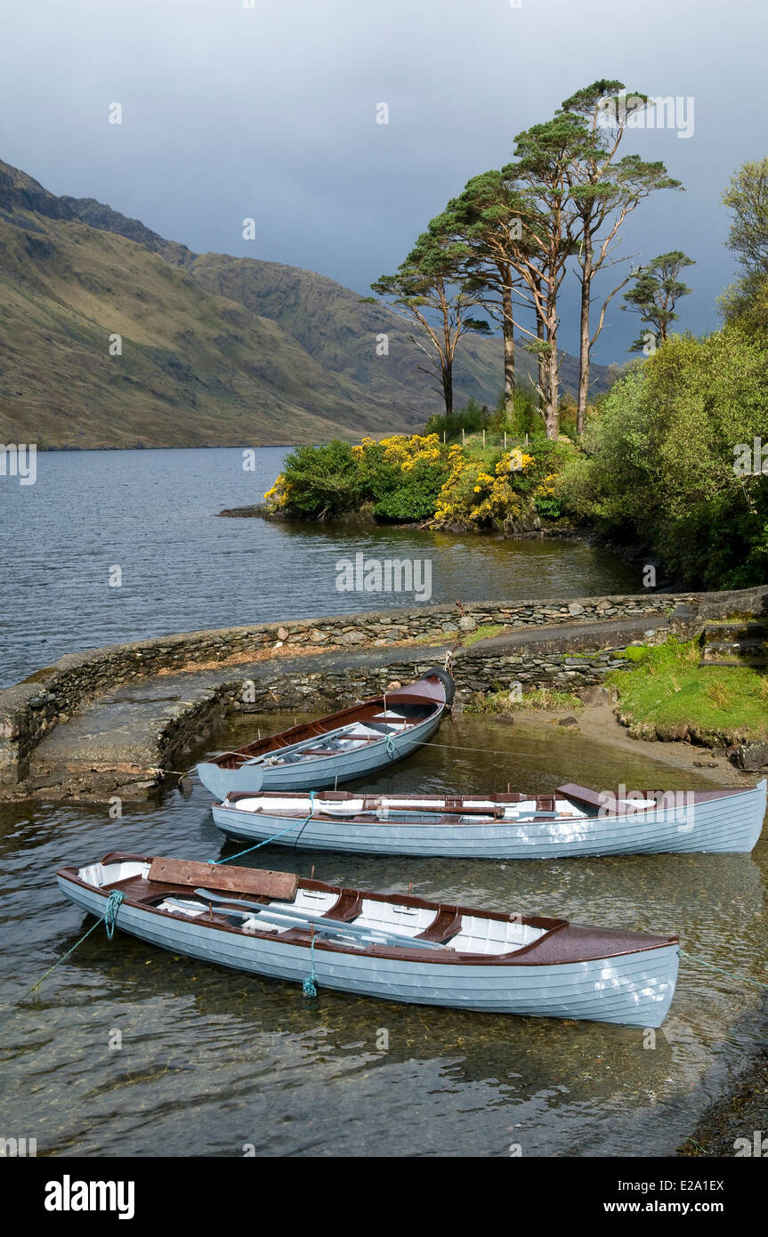 Republic of Ireland, Connacht Province, County Mayo, Doo Lough Lake ...