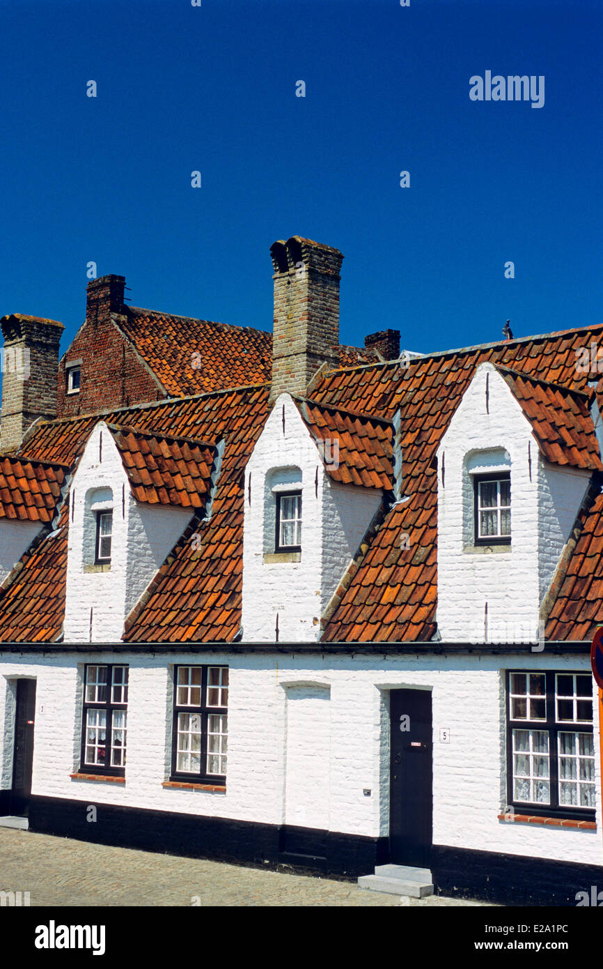 Belgium, Western Flanders, Bruges, loribus House of God built in 1634 ...