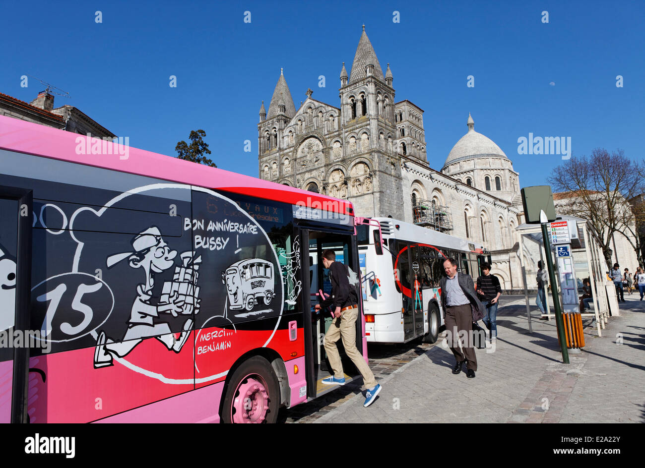 France, Charente, Angouleme, St Pierre church Stock Photo - Alamy