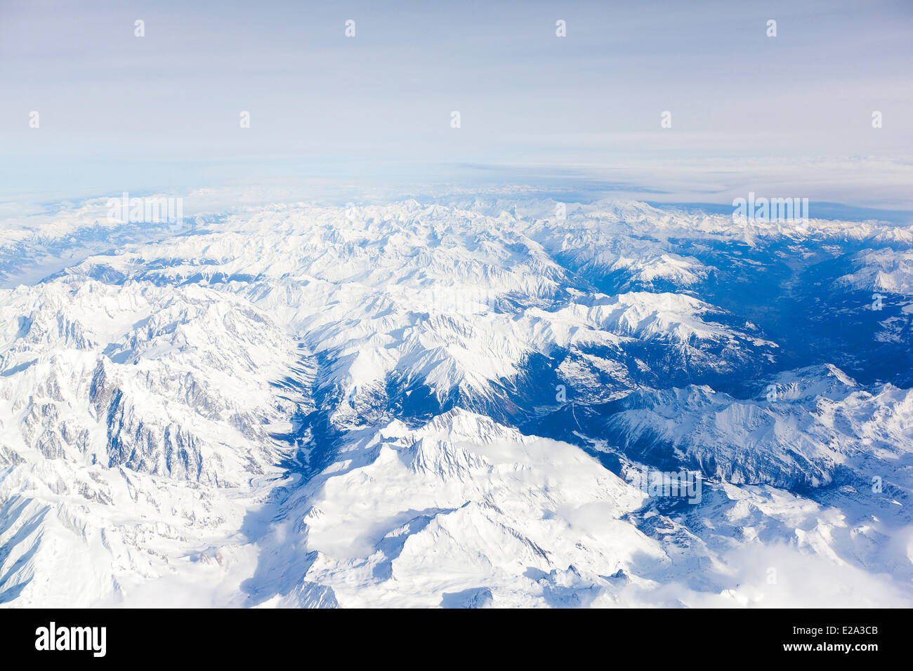 The alps aerial hi-res stock photography and images - Alamy