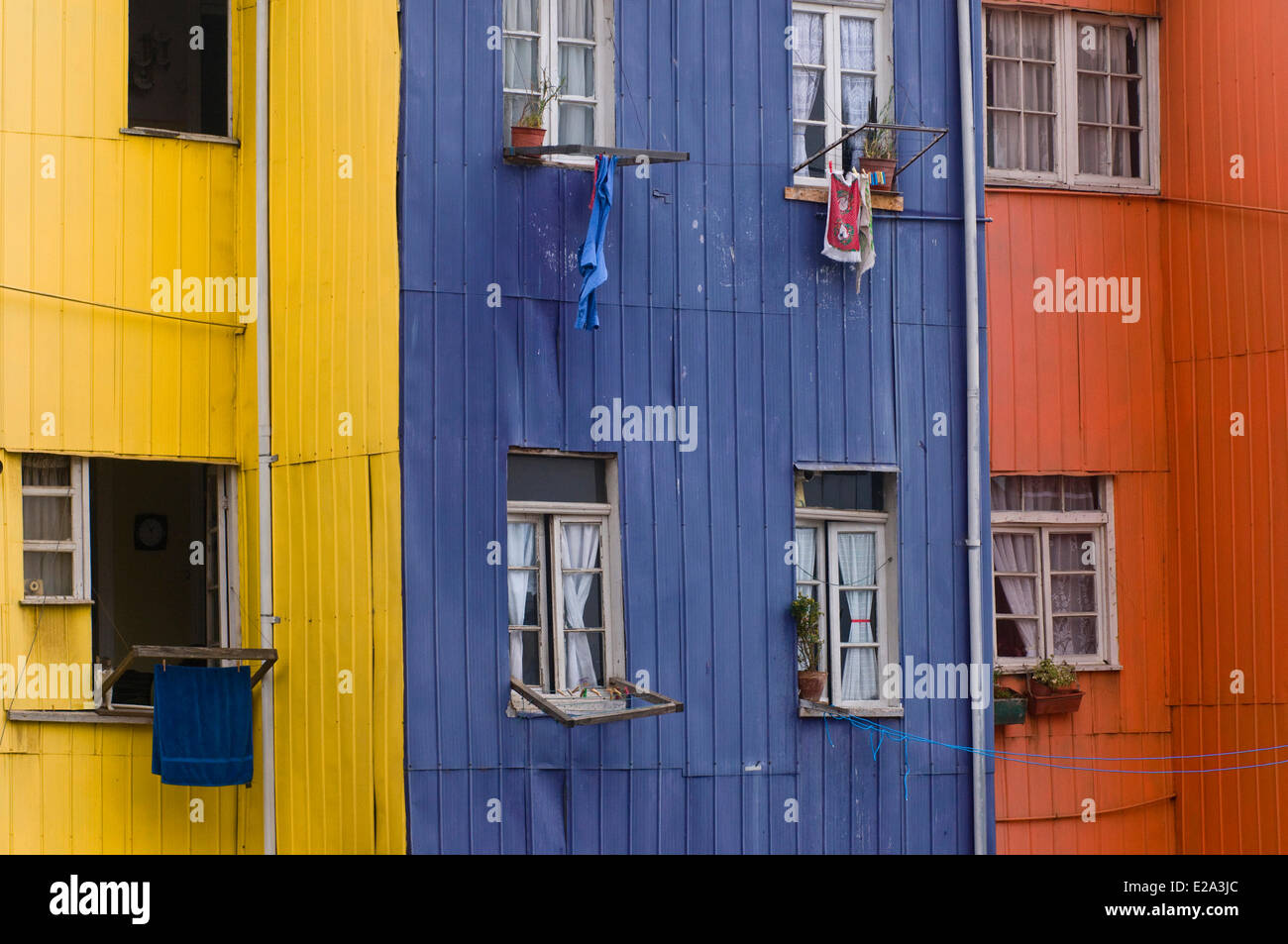 Chile, Valparaiso Region, Valparaiso, historic district listed as World ...