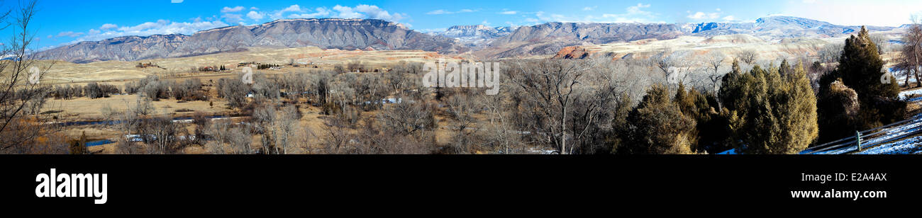 United States, Shell, Bighorn national forest, landscape Stock Photo ...