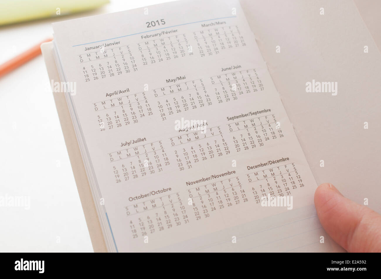 New calendar hi-res stock photography and images - Alamy