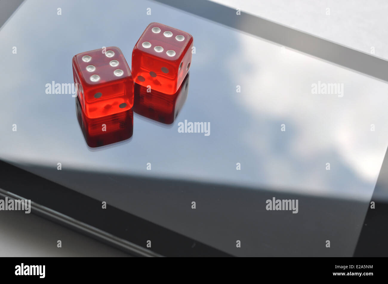 Abstract on-line gambling Stock Photo - Alamy