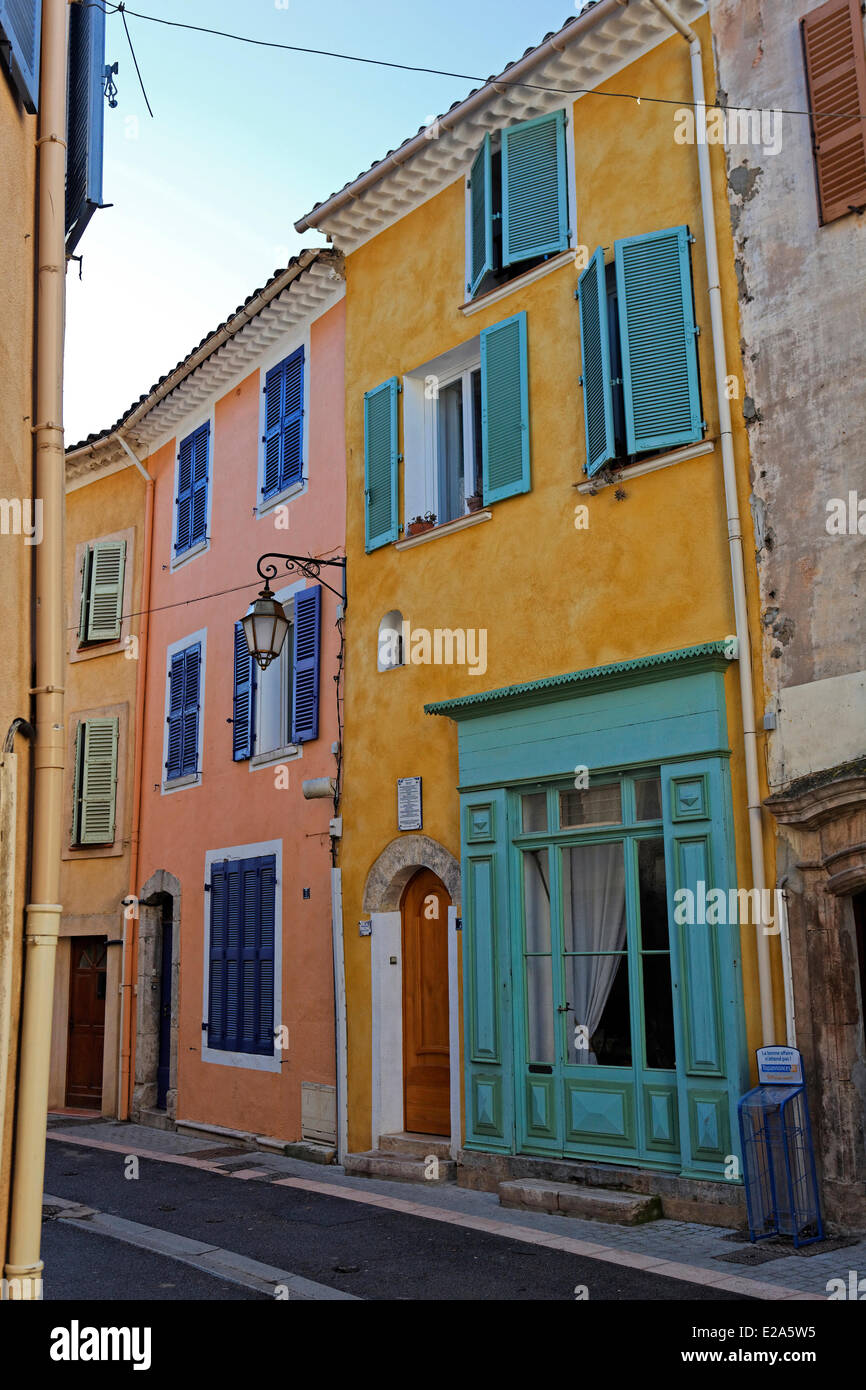 France, Var, Besse sur Issole, old village Stock Photo - Alamy