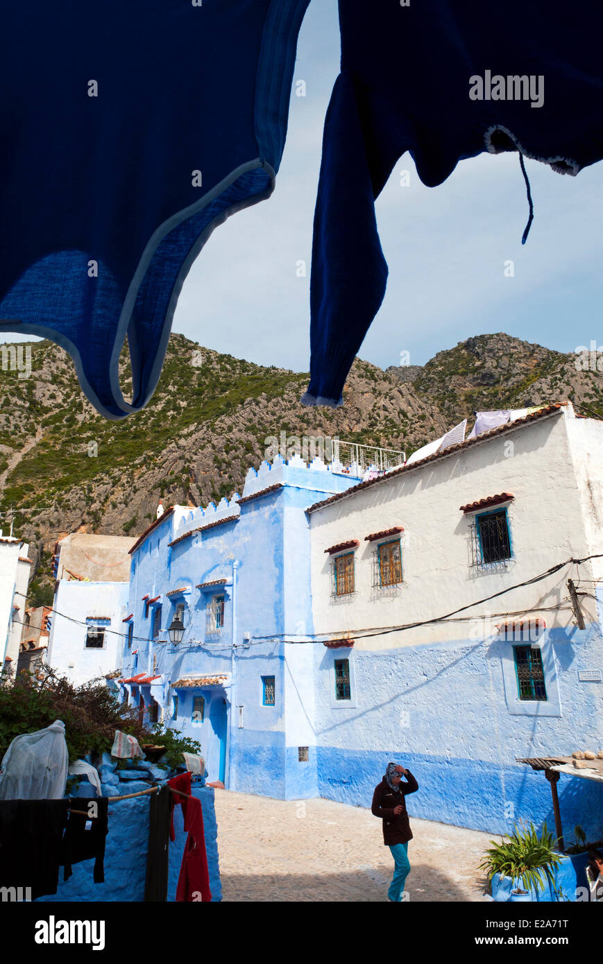 Chefchaouen Morocco Girl Street High Resolution Stock Photography and ...