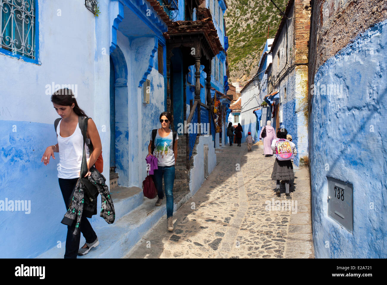 Morocco, Rif region, Chefchaouen (Chaouen), kasbah Stock Photo - Alamy