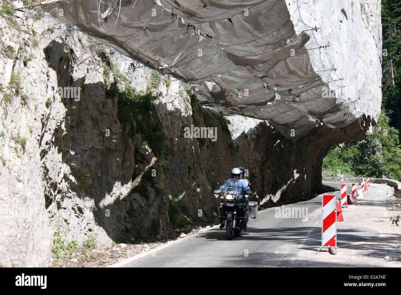 Mountain of the natural park of Chartreuse, Isere, Alps, Rhone Alpes ...