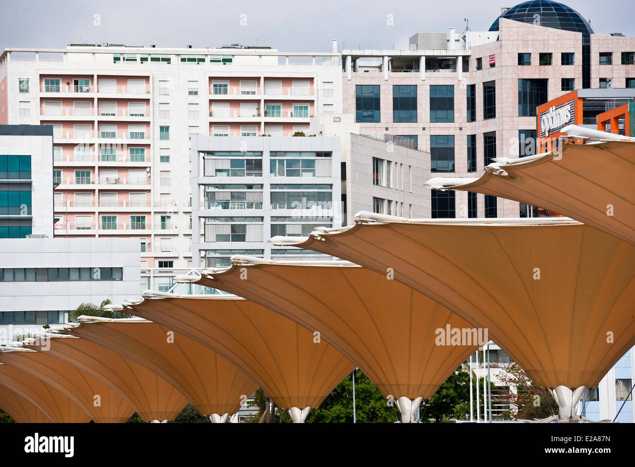 Portugal, Lisbon, Parque das Nacoes (Nations Park) built for the Expo ...