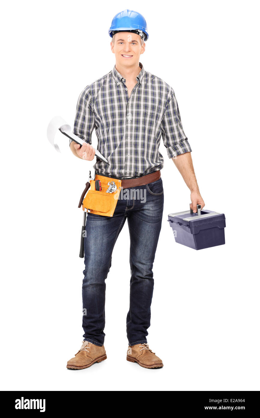 Portrait handsome male architect engineer hi-res stock photography and ...