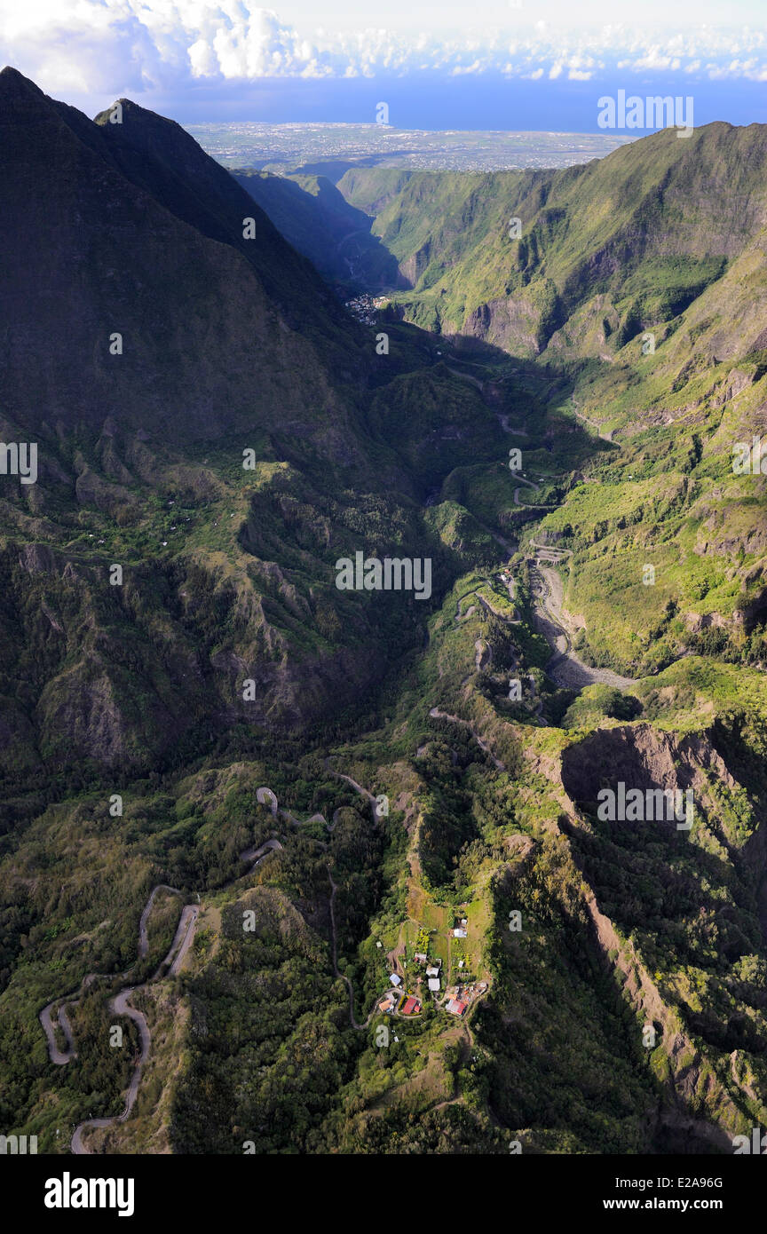 Reunion aerial island hi-res stock photography and images - Alamy