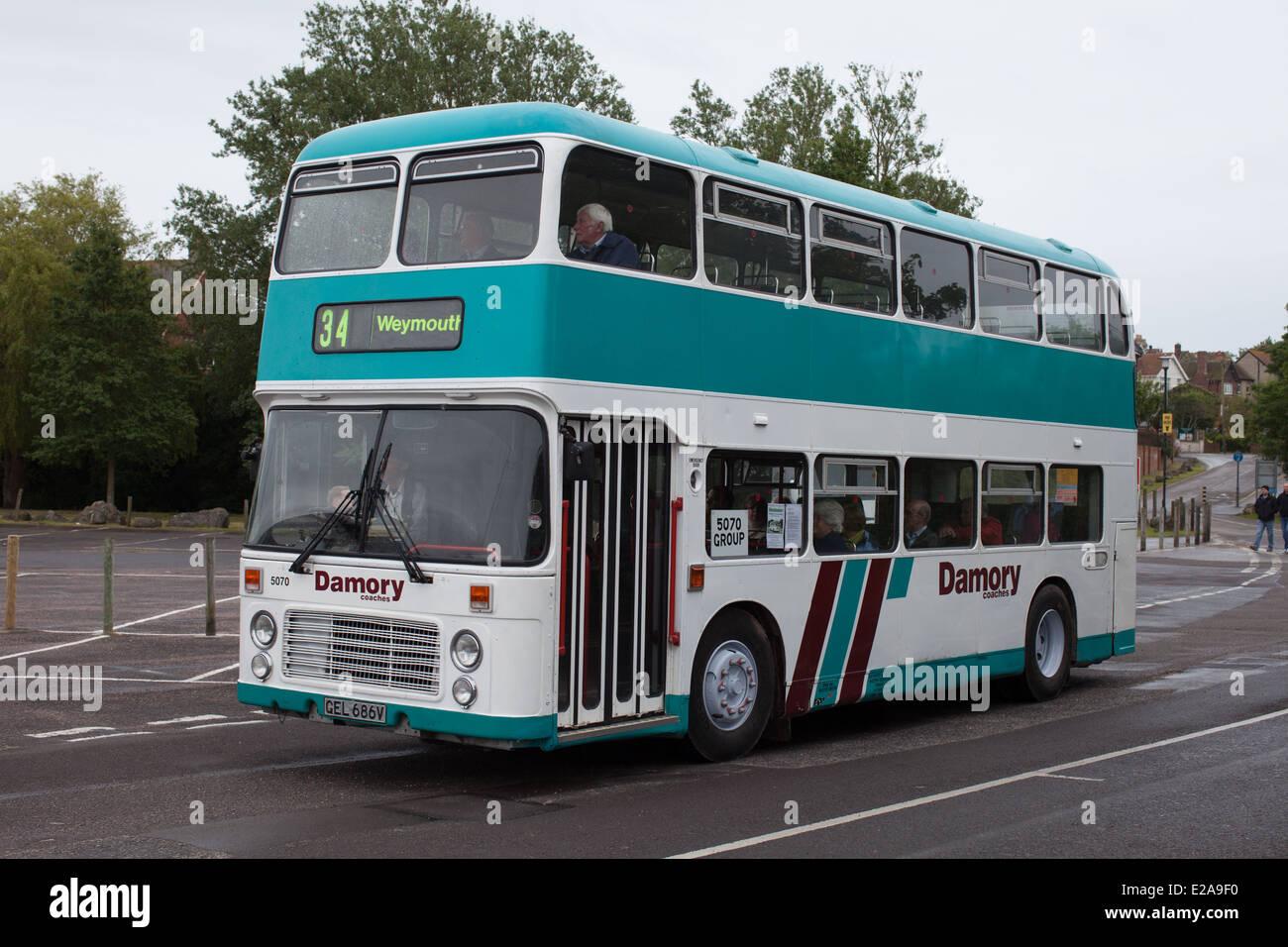 Damory Coaches Bristol VR ECW Stock Photo - Alamy