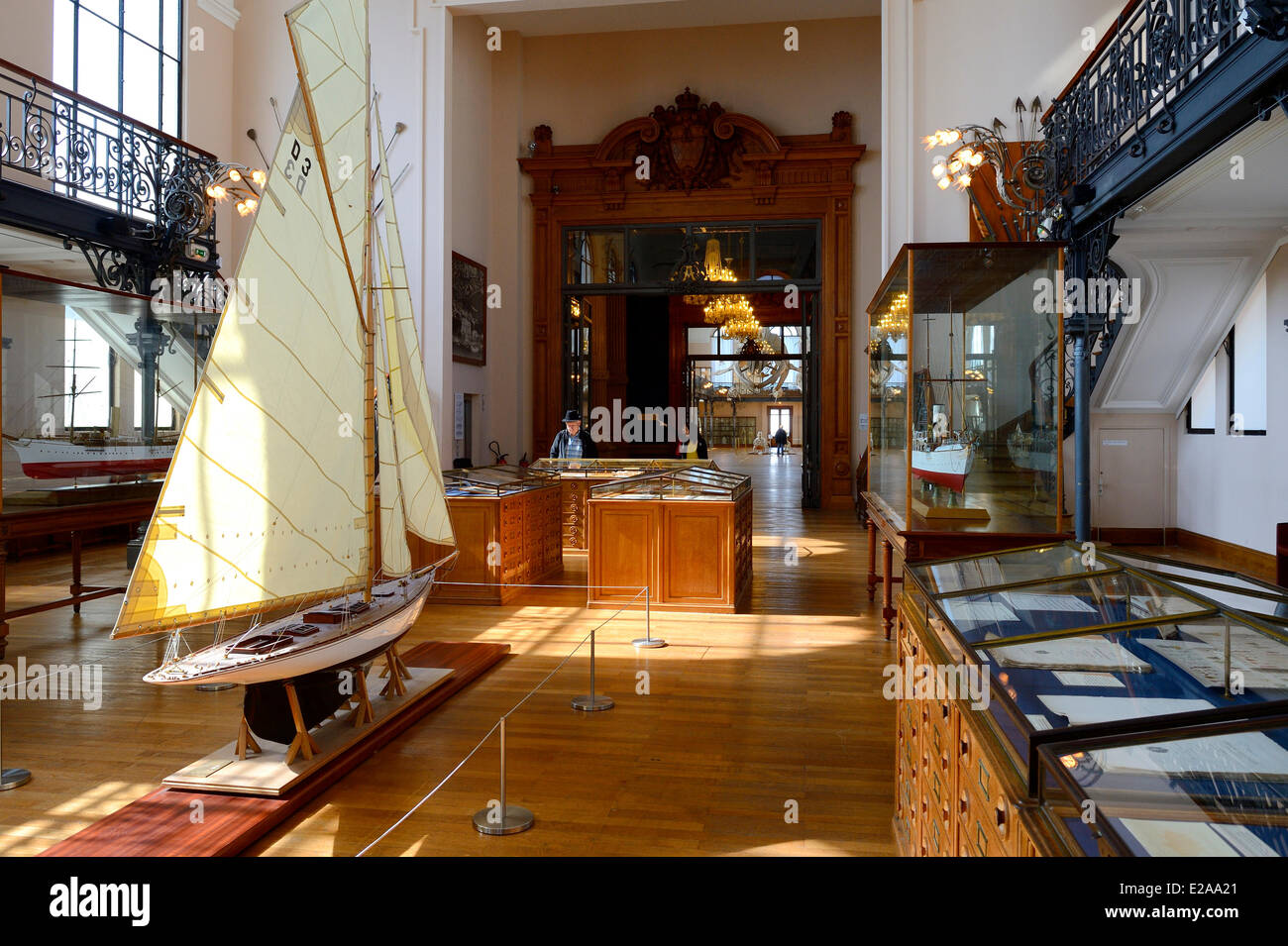 Principality of Monaco, Monaco, the oceanographic museum, Albert I Hall ...
