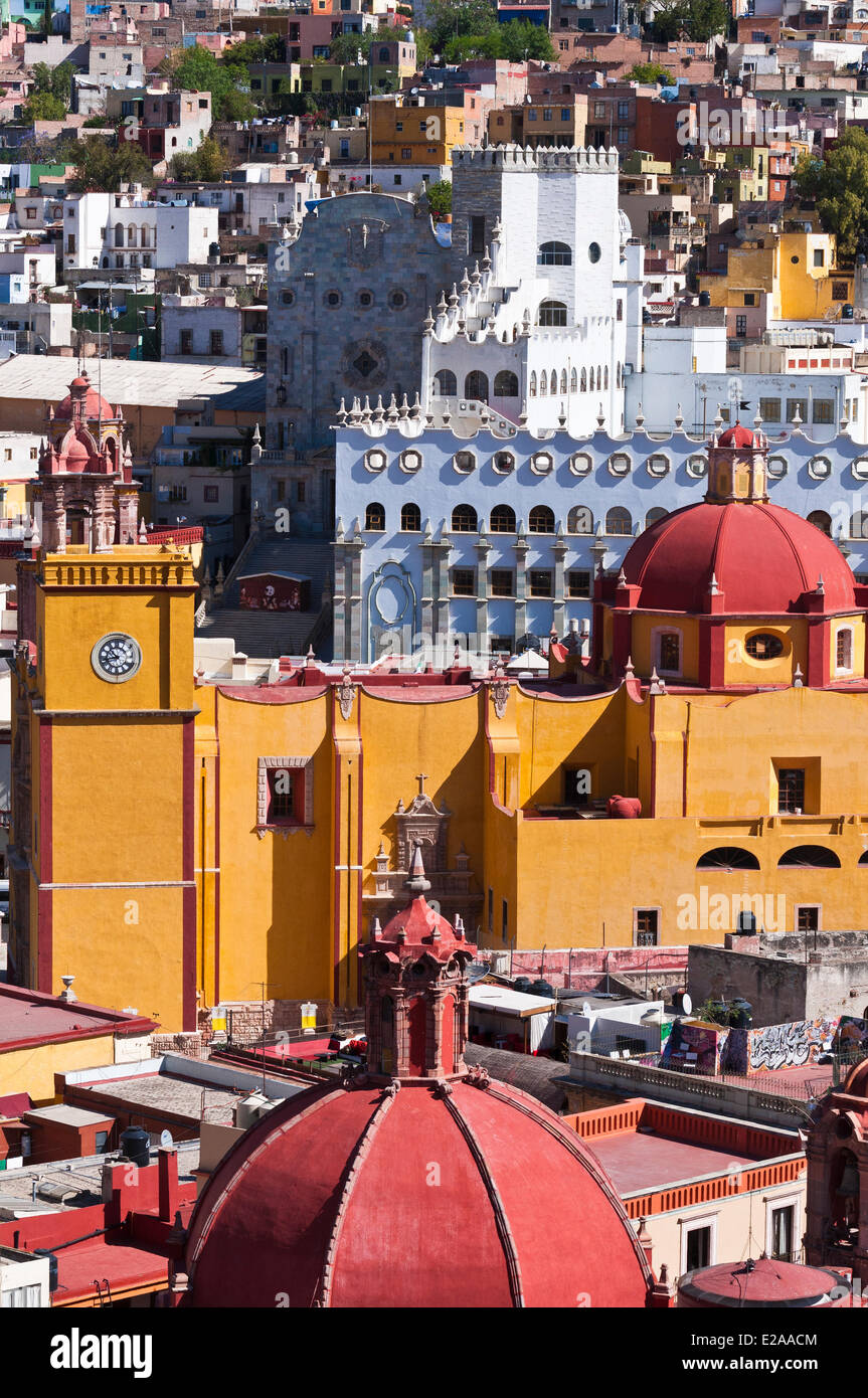 Mexico, Guanajuato state, Guanajuato, listed as World Heritage by ...
