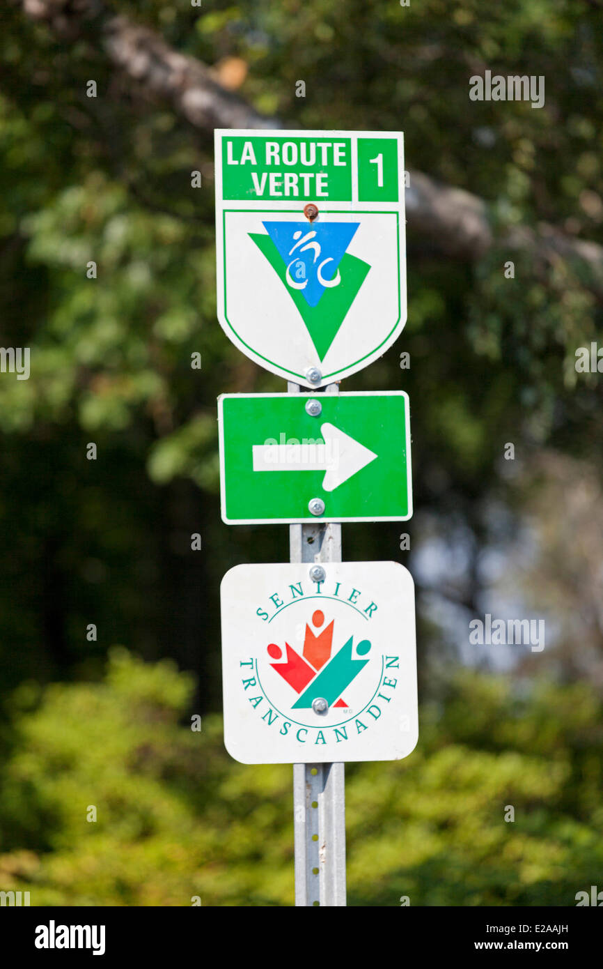 Bike route montreal hi-res stock photography and images - Alamy