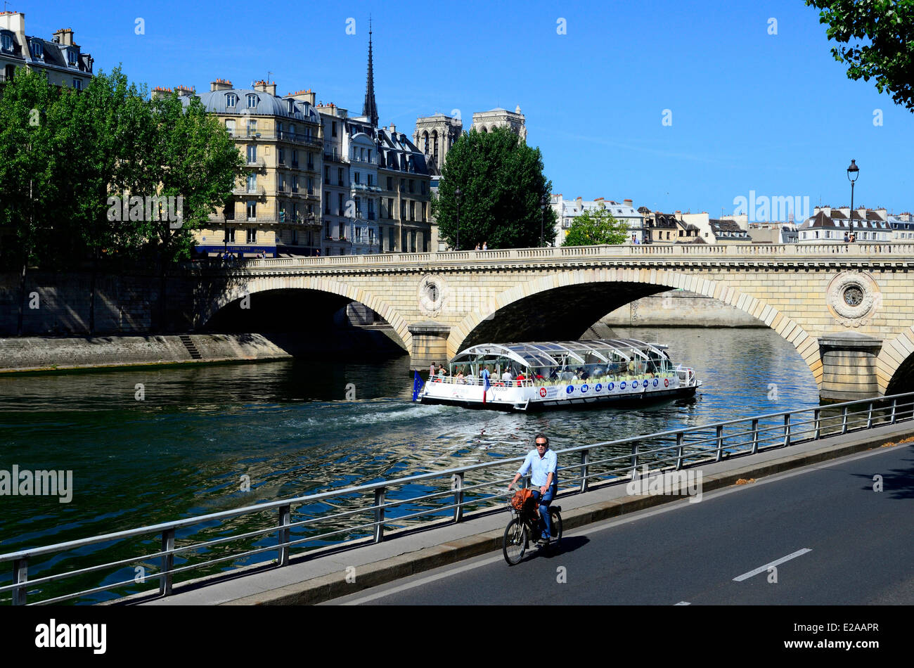 France, Paris, Seine river banks listed as World Heritage by UNESCO ...