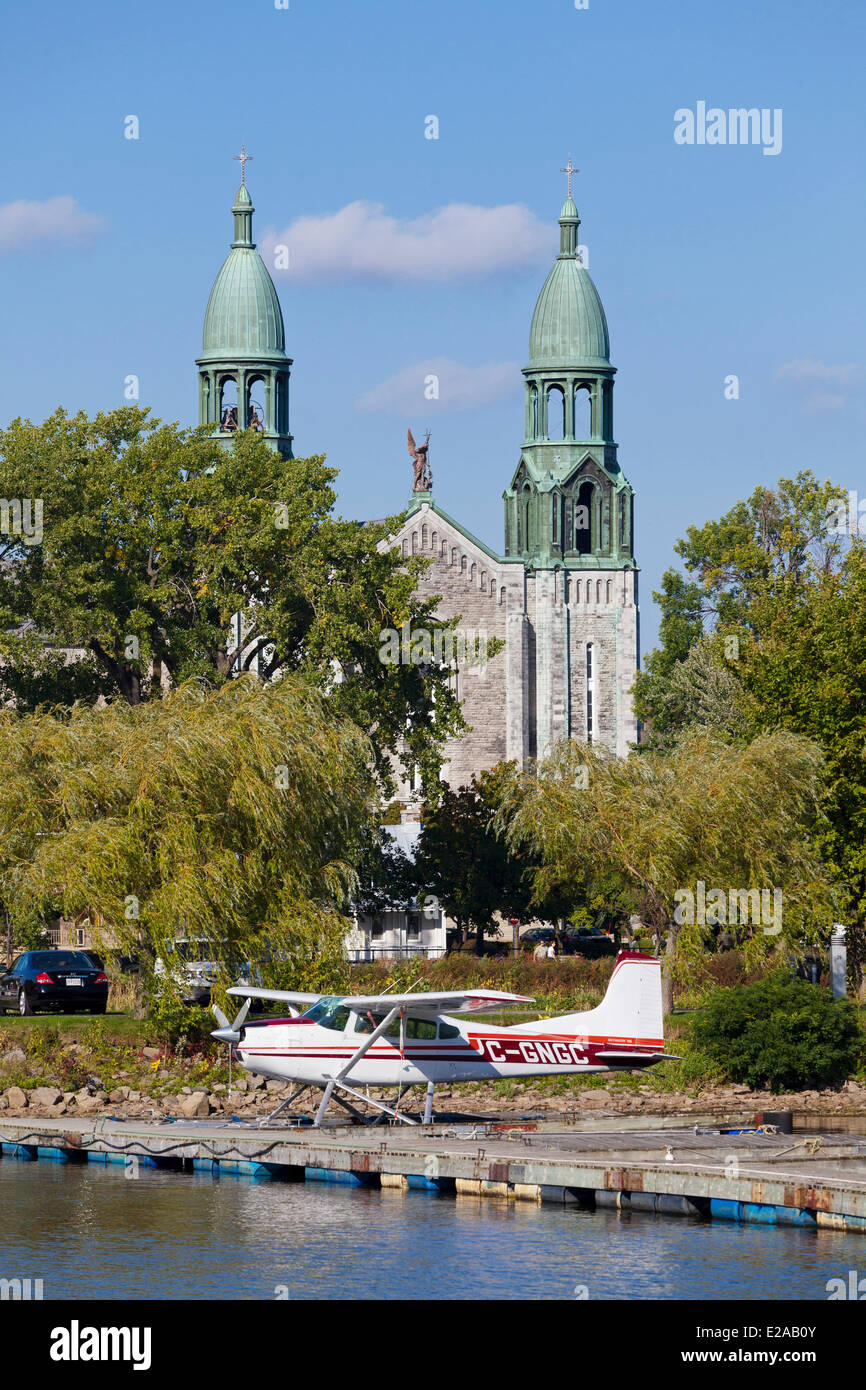 Canada, Quebec Province, Montreal, Lachine, Rene Levesque Park, Church ...