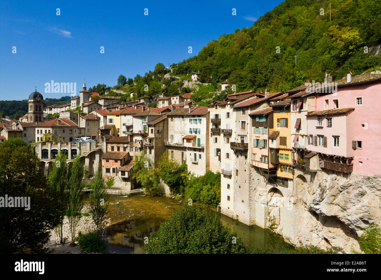 Pont en royans parc naturel regional du vercors hi-res stock ...