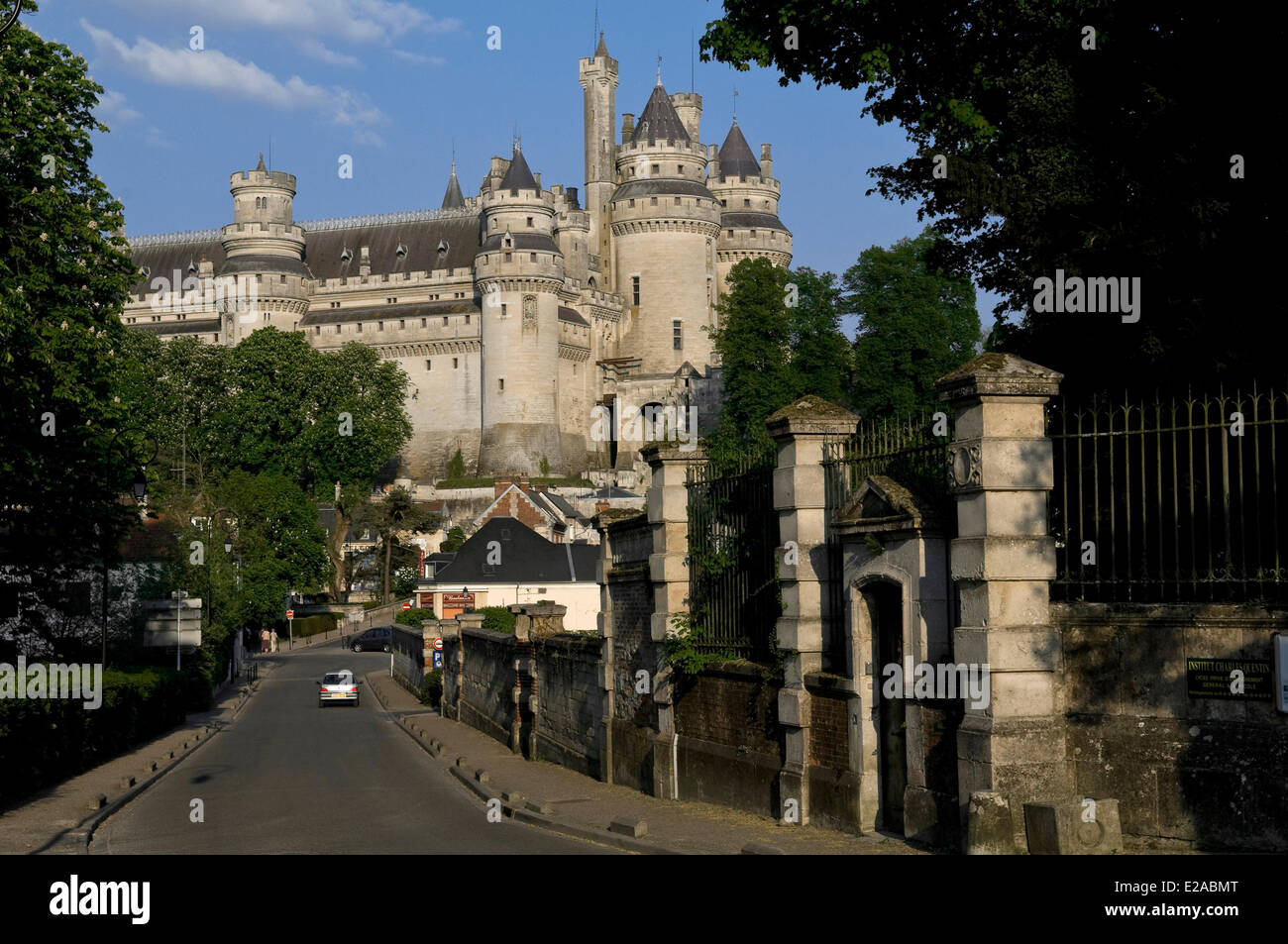 France, Oise, Pierrefonds, in the forest of Compiegne Stock Photo - Alamy