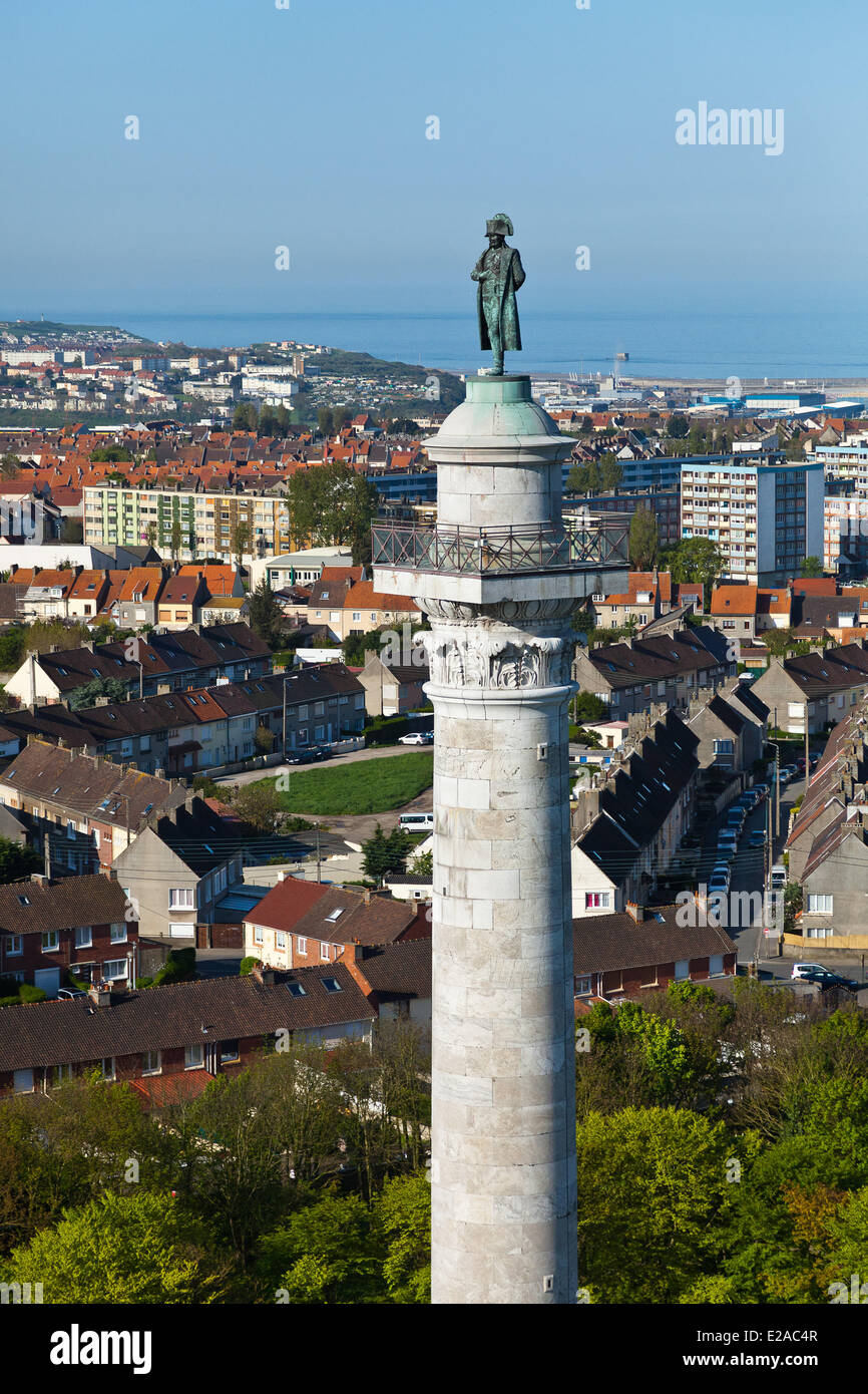 France, Pas de Calais, Wimille, Column of the Grand Army, erected in ...