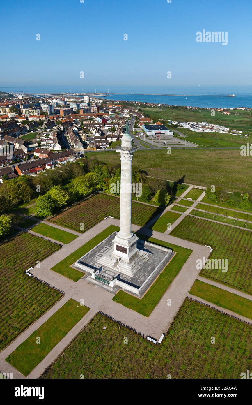 France, Pas de Calais, Wimille, Column of the Grand Army, erected in ...