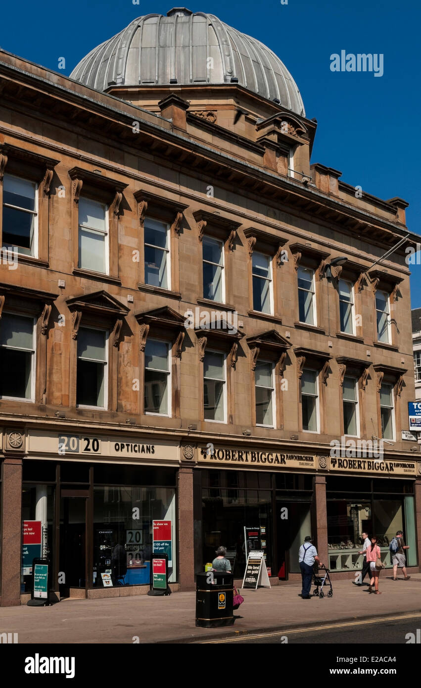 United Kingdom, Scotland, Glasgow, downtown, Byres Street Stock Photo ...