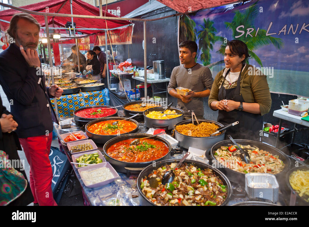 United Kingdown, London, East End District, Old Spitalfields Market ...
