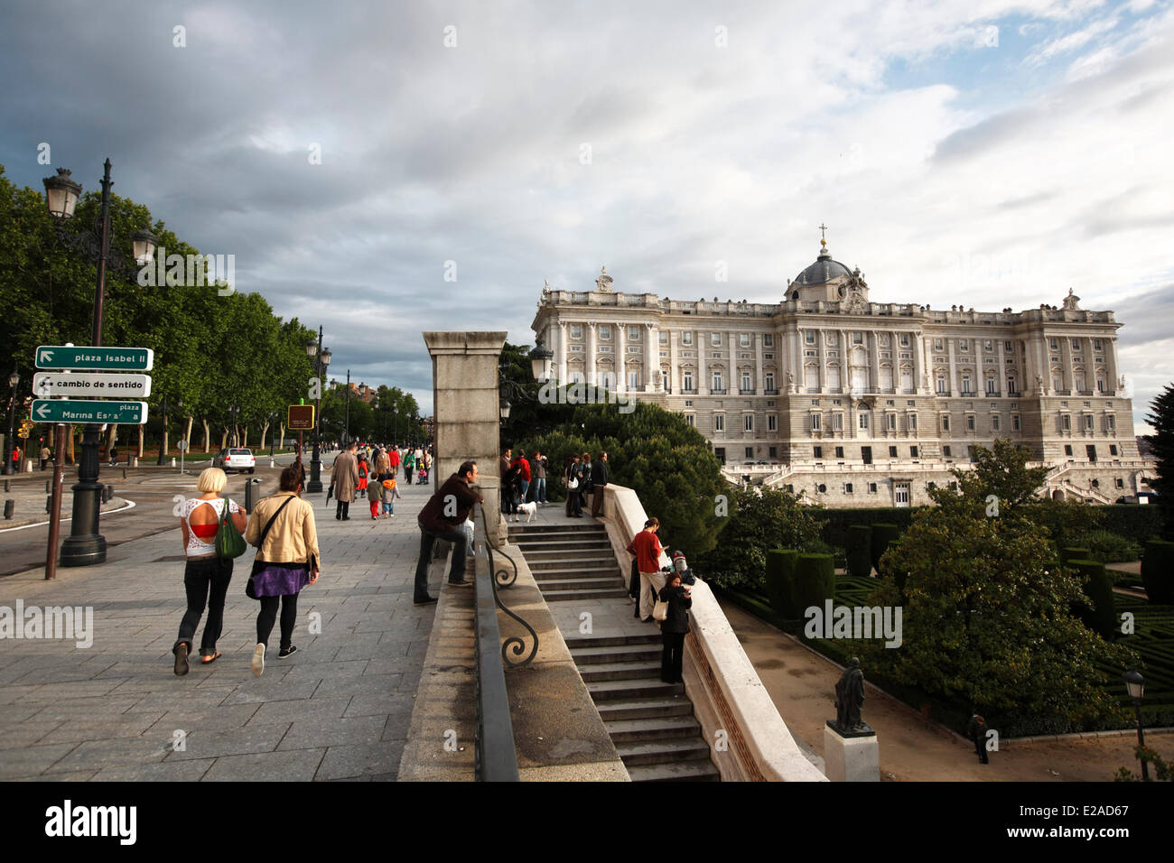 Spain, Madrid, Palacio Real, biggest palace in Europe Stock Photo - Alamy