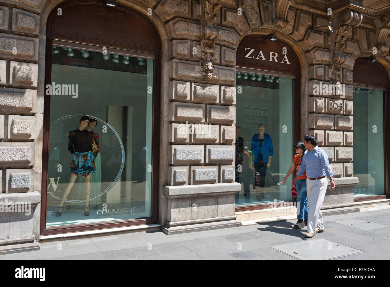 Mexico, Federal District, Mexico city, historical center listed as ...