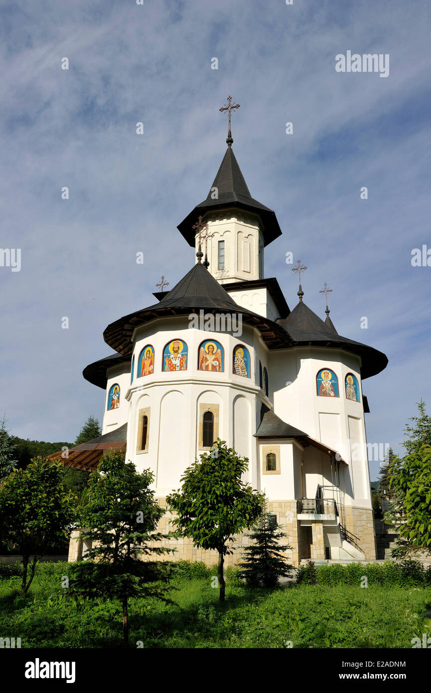 Romania, Bukovina Region, Neamt monasteries, Sihastria monastery Stock ...
