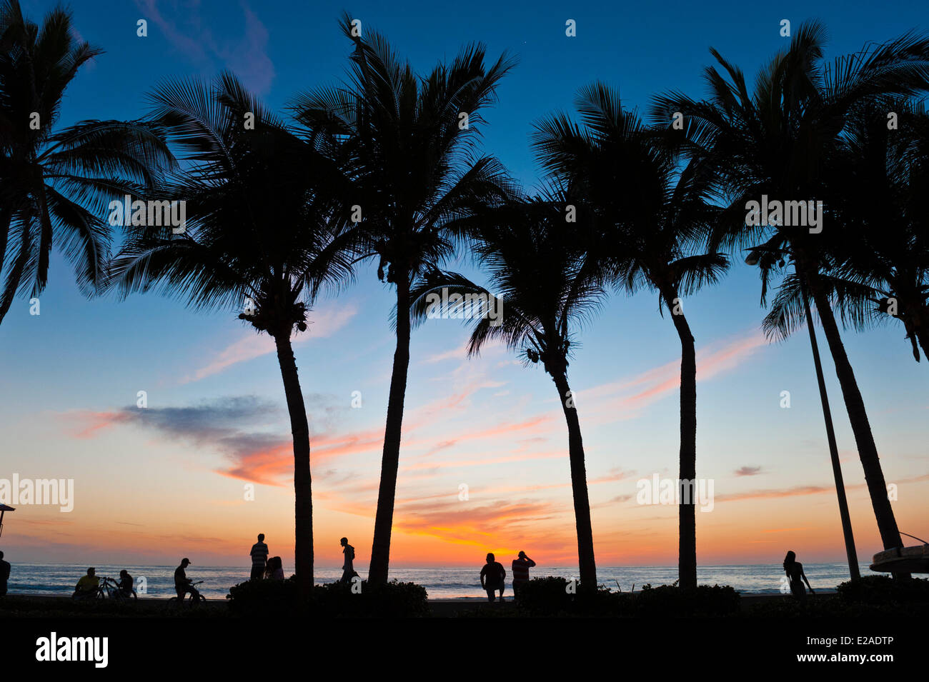 Mexico, Sinaloa state, Mazatlan, along the Malecon (waterfront street ...
