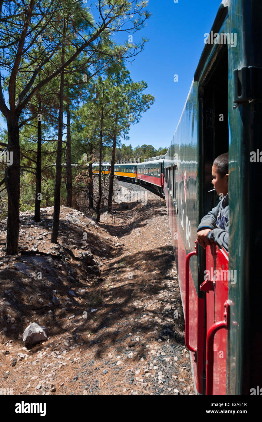 Mexico, Chihuahua State, Barranca del Cobre (Copper Canyon), the ...