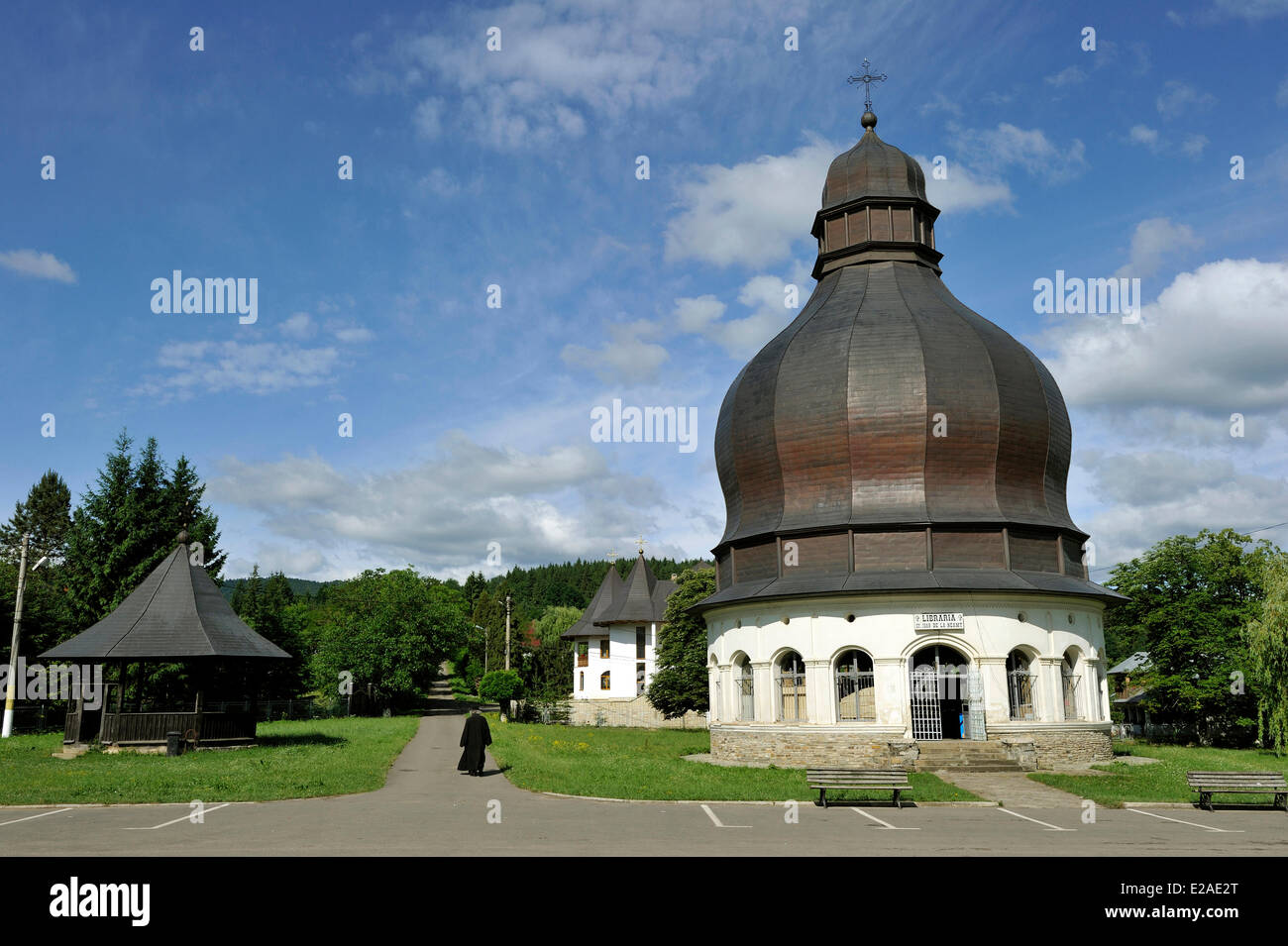 Romania, Bukovina Region, Neamt monasteries, Targu Neamt, the library ...