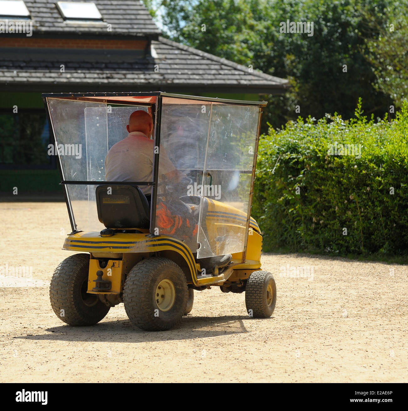 MTD Club Cadet landscaper multi purpose vehicle Being used by staff in ...