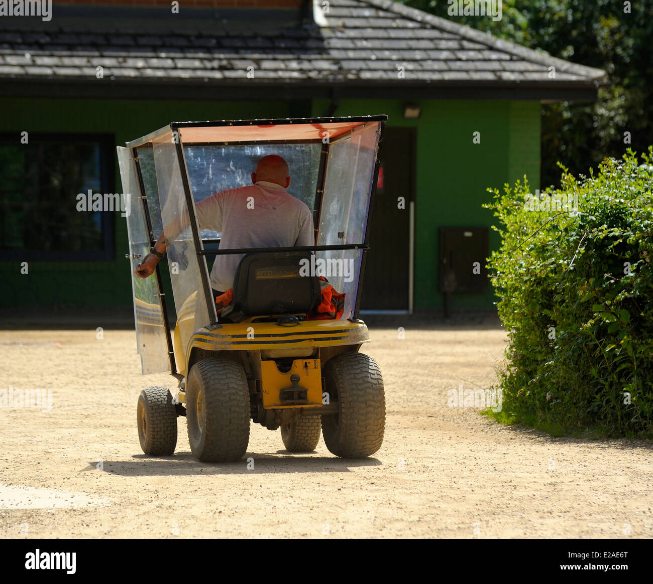 MTD Club Cadet landscaper multi purpose vehicle Being used by staff in ...