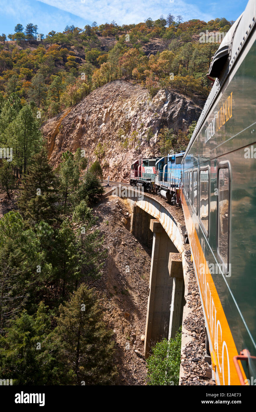 Mexico, Chihuahua State, Barranca del Cobre (Copper Canyon), the ...
