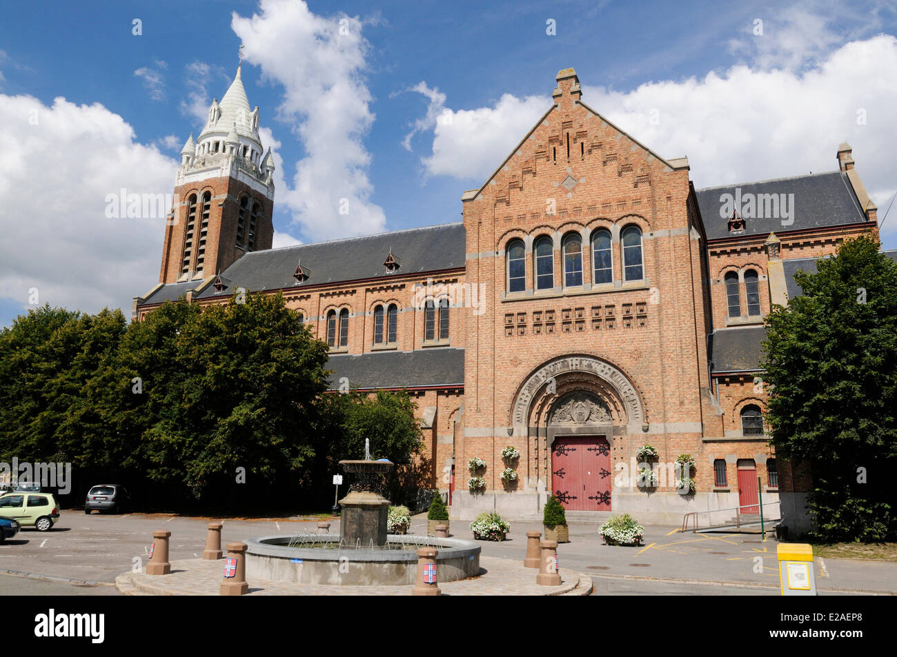 France, Nord, Bailleul, Church of Saint Vaast Stock Photo - Alamy